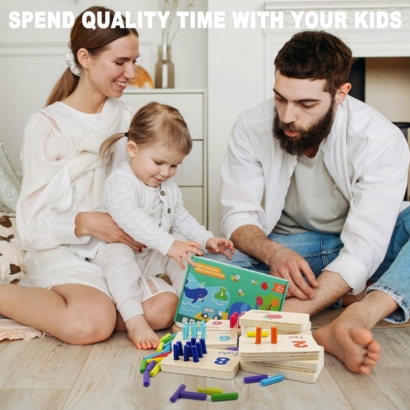 Toys | Educational Wooden Counting Toy Set | Poshmark